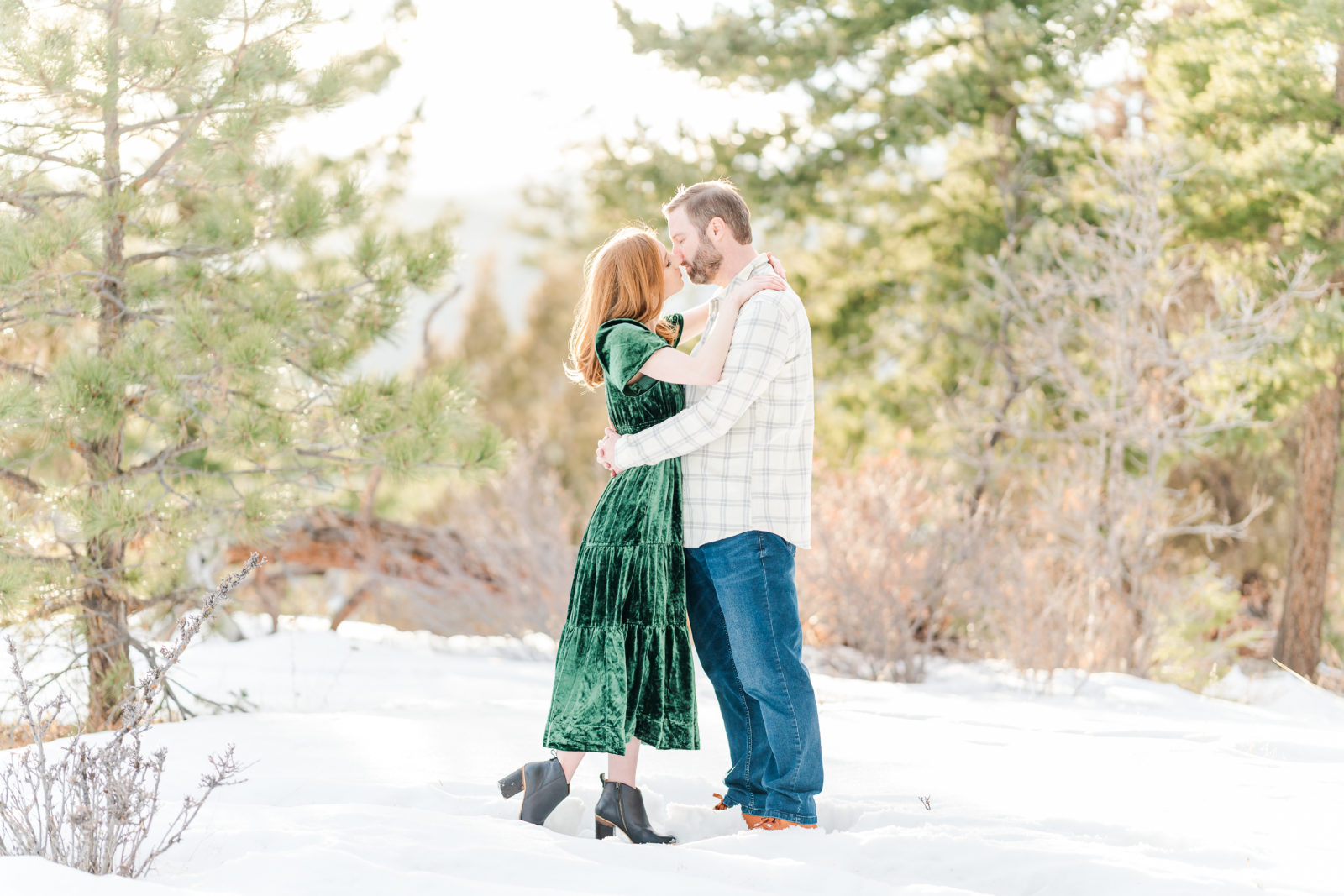 Winter Engagement Session Mount Falcon | Katherine + Kyle